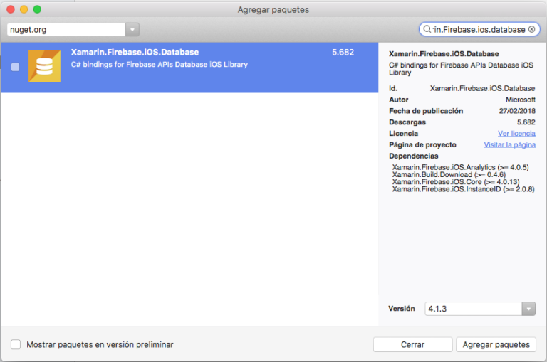Firebase Para Aplicaciones Xamarin Forms Firebasedatabase Para Ios
